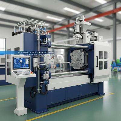 China Automatic Plastic Chair Injection Moulding Machine Equipped with Closed Loop Hydraulic System and Horizontal Injection Molding Machine Structure for sale