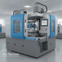 China Mix Two Color Two Color Injection Molding Machine with 165mm Ejector Stroke Ensuring Dual Color Plastic Part Fabrication for sale