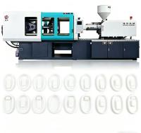 China Electric Heaters With Temperature Control PET Preform Injection Molding Machine Screw Speed 0-160 RPM and Hourly Output 10000 to 20000 Pcs for sale