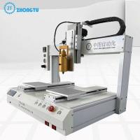 China 220V/50Hz Desktop Installation Dispenser Robot Hot Melt Glue Dispensing Machine for Glass With Frame for sale