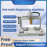 China Hot Melt Glue Dispensing Machine 4 Axis Dual Station ZT-DJ441-02 650W Automatic for sale