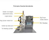 China Touch Panel Semi Automatic Soldering Machine for Robot Pedal USB / LED Bulb Assemble for sale