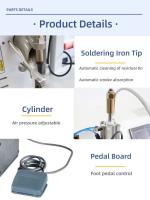 China Semi Automatic Soldering Machine with Steady Solder Supply Core Length Accuracy 1-20mm/±1mm Power Supply AC 220V/110V for sale