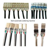 China Semi Auto Spot DIY Soldering Machine For Type C USB AC Led Lights Power Plug Switch for sale