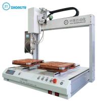 China Single Head Double Platform Soldering Automatic Machine 5 Axis For PCB for sale