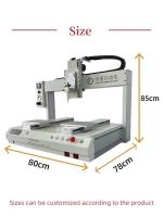 China High Viscosity Automatic Dispenser Machine Silicone Three Axis Glue Dispensing Robot for sale