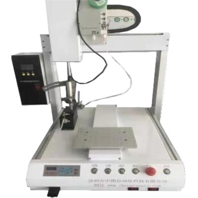 China Fully Automatic Tin Welding Robot with Flatform One Head and Solder Wire Diameter 0.5 Air Source 0.4-0.6MPA for sale