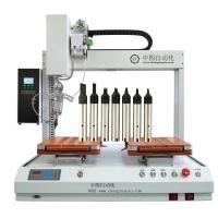 China PLC Controlled Automatic Wire Soldering Machine 5A For DIP for sale