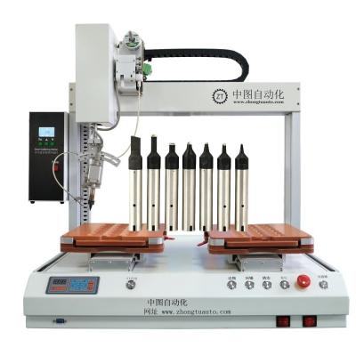 China PLC Controlled Automatic Wire Soldering Machine 5A For DIP for sale