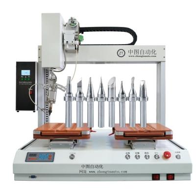 China ZT DIP Automatic Soldering Machine With 3 And 0.6-1.5mm Solder Wire for sale