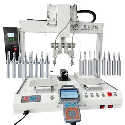China Small Automatic Soldering Robot ZT-HXJ4411-02 Customized For Auto Industry for sale