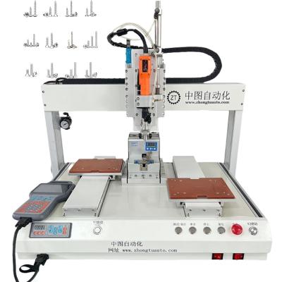 China Double Platform Automatic Screw Locking Machine with Single Locking Head CE for sale