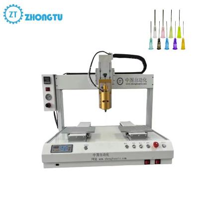 China 100W Power Consumption Single-Head Dual-Platform Dispensing Machine Your Solution for Continuous Dispensing Services for sale