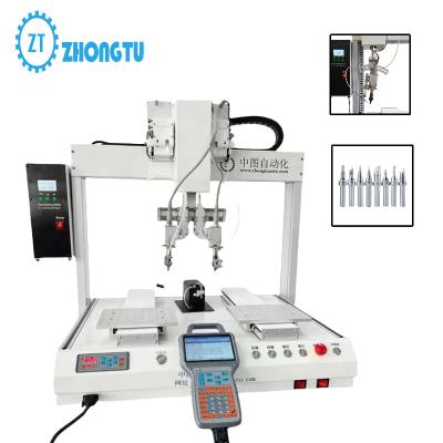 China Automatic Screw Locking Machine Single-head dual-platform CNC screw tightening machine alternately operates to enhance production efficiency for sale