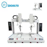 China Electronic Manufacturing Dual-Head Dual-Platform  Automatic Soldering Machine for sale