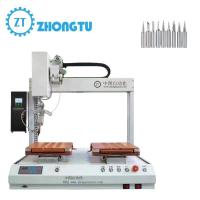 China Intelligent Control High Precision Fully Automatic Soldering Machine With X400*Y400*Z100mm Xyz Range And AC 110-240V for sale