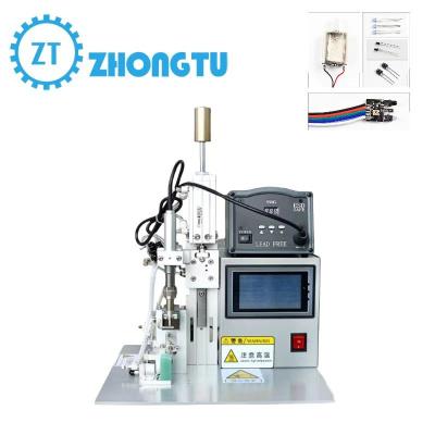 China Semi Automatic Soldering Machine Precise Temperature Control and Carbide Steel Welding Head for Accurate Core Length for sale