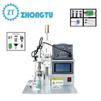 China ZHONGTU Foot-Operated Solder Feeding Connector Pin Semi-Auto Soldering Machine for sale