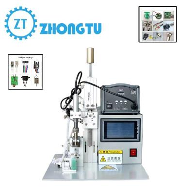 China ZHONGTU Programmed Fixed-Feed Prototype Sampling Semi-Auto Soldering Machine for sale