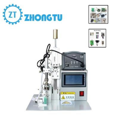 China ZHONGTU High-Efficiency Constant-Temp Electronic Small Parts Semi-Auto Soldering Machine for sale