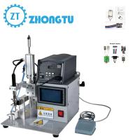 China AC 220V/50Hz Power Supply Semi-Automatic Soldering Machine with Stable Solder Supply System and Precise Mechanical Control for sale