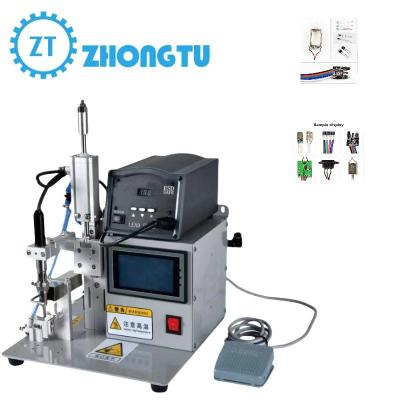 China AC 220V/50Hz Power Supply Semi-Automatic Soldering Machine with Stable Solder Supply System and Precise Mechanical Control for sale