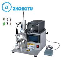 China Replaceable Tip Semi Automatic Soldering Machine Achieves Precise Temperature Control at 0.5Mpa for sale