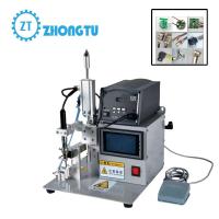 China T-type Soldering Tip Semi Automatic Soldering Machine for High Productivity Output 500-800pcs/h double head for sale