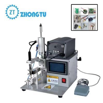 China T-type Soldering Tip Semi Automatic Soldering Machine for High Productivity Output 500-800pcs/h double head for sale
