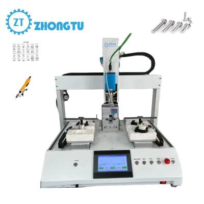 China PLC Touch Screen Control Automatic Screw Feeding Tightening Machine for LED Lights and Electronic Toy Products for sale