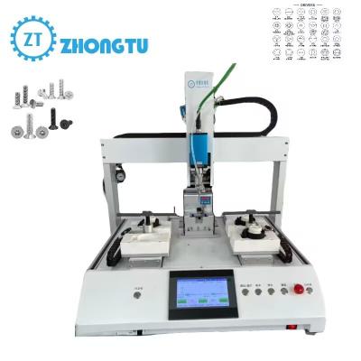 China 4-axis Desktop Automatic Electronic Assembly Screw Locking Automatic Feeder Screwdriver Machine for sale