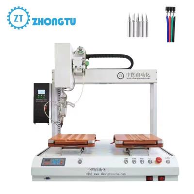 China Automatic Desktop Four-axis  Soldering Robot  for Different Sze of PCB Circuit Board for sale