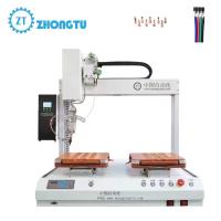 China Desktop Four-axis LED Soldering Machine Solder Wire Diameter 0.6 Automatic PCB Circuit Board Soldering Robot S5331R for sale