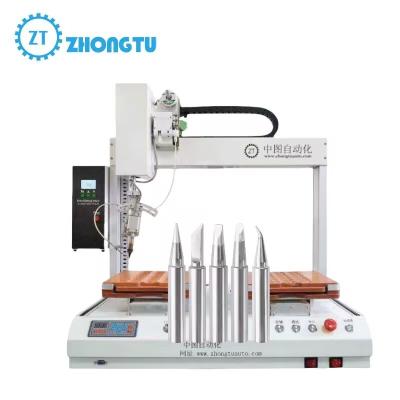 China Automatic Soldering Machine Precise Control of Position Temperature and Time with 220V Power Supply for sale