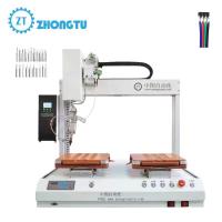 China Vibration Feeder Type Automatic Soldering Machine and Adjustable Soldering Angle Enhance Production Efficiency for sale