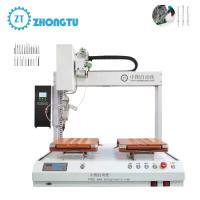 China High Speed 3 Axis Automatic Soldering Machine with 920*700*850MM Dimensions and 1000 Production Capacity for sale