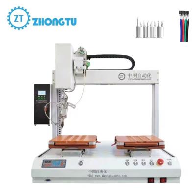 China Five Axis Automatic Soldering Machine for Electronic Parts USB Circuit Board and LED Strip for sale