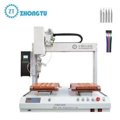 China Fast and Accurate 6-Axis Automatic Soldering Machine with Replaceable Tip for sale
