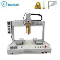 China Automatic 30ML PUR Hot Melt Glue Dispenser Machine XYZ Axis Glue Dispensing Machine for sale
