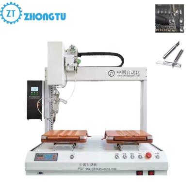 China High Precise Automatic Cable Connector Soldering Machine Robotic Soldering Machine for Data Cable for sale