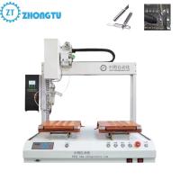 China Automatic 4 Axis Soldering Robot PCB Solder Machines with Soldering Accuracy ±0.1mm and Power Consumption 100W for sale