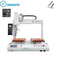 China 4-Axis PCB Circuit Board Soldering Robot Machine with Dual Working Stations for sale