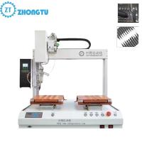 China 4 Axis Automatic Soldering Machine Usb Circuit Board Pcb Spot Welding Feeding Tin Robot Led Lamp Bead Rotary Soldering Machine for sale