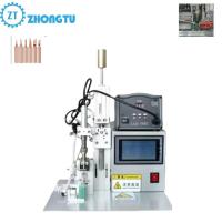China Popular Portable Semi-automatic Soldering Machine For Audio Product Aviation Plug for sale