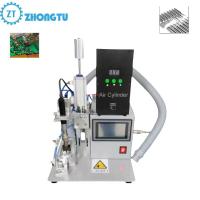 China Zhongtu Semi-Auto Pedal Operated Soldering Machine for USB Data Cable Making Ultrasonic Generator and Internal Peeling Length 0-2cm for sale