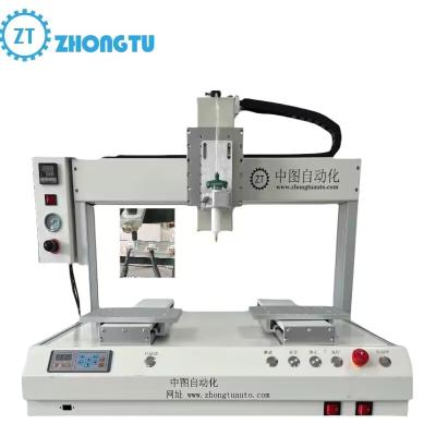 China Desktop Dispensing Machine with LCD Display , Automatic Silicon Glue Fluid Dispenser for sale
