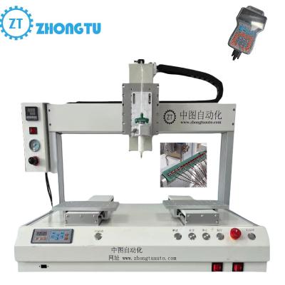 China Hot Automatic Liquid Glue Dispenser CNC Machine with Ethernet/RS232 Communication for sale