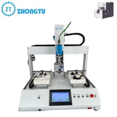 China Fully-automatic Dual-table Workbench Non-stop Screw Attaching Solution for sale