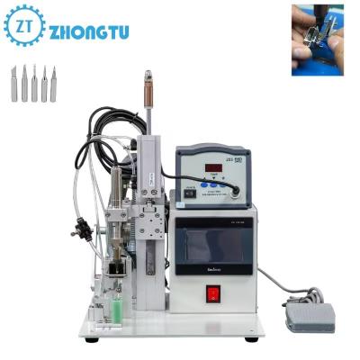 China Portable SA-100 Semi Automatic Soldering Machine with 0.6~1.2mm Soldering Tin Size and 40×40×50cm Compact Design for 110-240V Voltage for sale