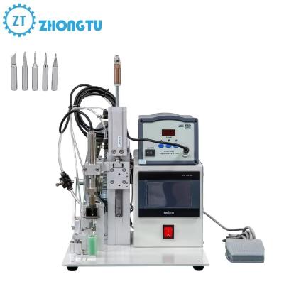 China 200W Wire Bonding Machine Semi-Automatic Soldering Machine for USB Data Line Light Point Pcb Board Line Point Solder Machine for sale